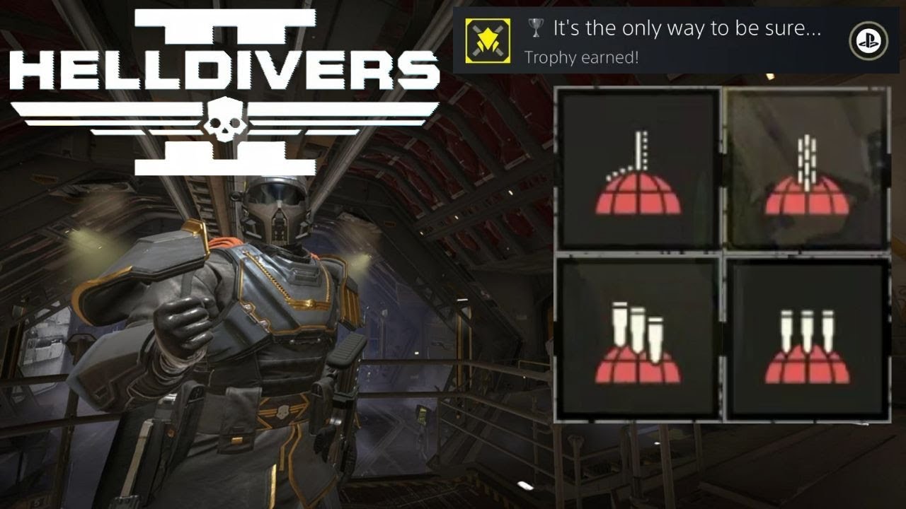 It's the only way to be sure | Helldivers 2 Trophy Guide - YouTube