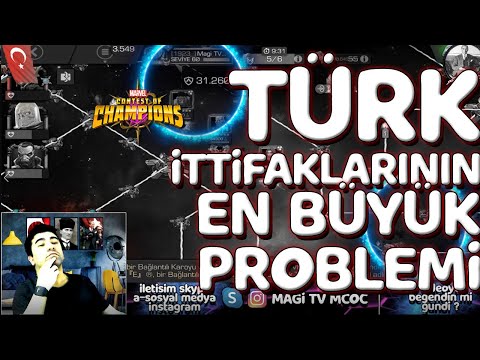 🔴TÜRK İTTİFAKLARININ & OYUNCULARININ EN BÜYÜK PROBLEMİ - MCOC