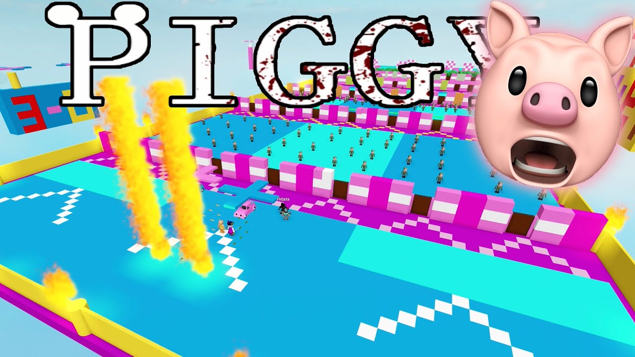 ROBLOX PIGGY FALL GUYS.. - YouTube