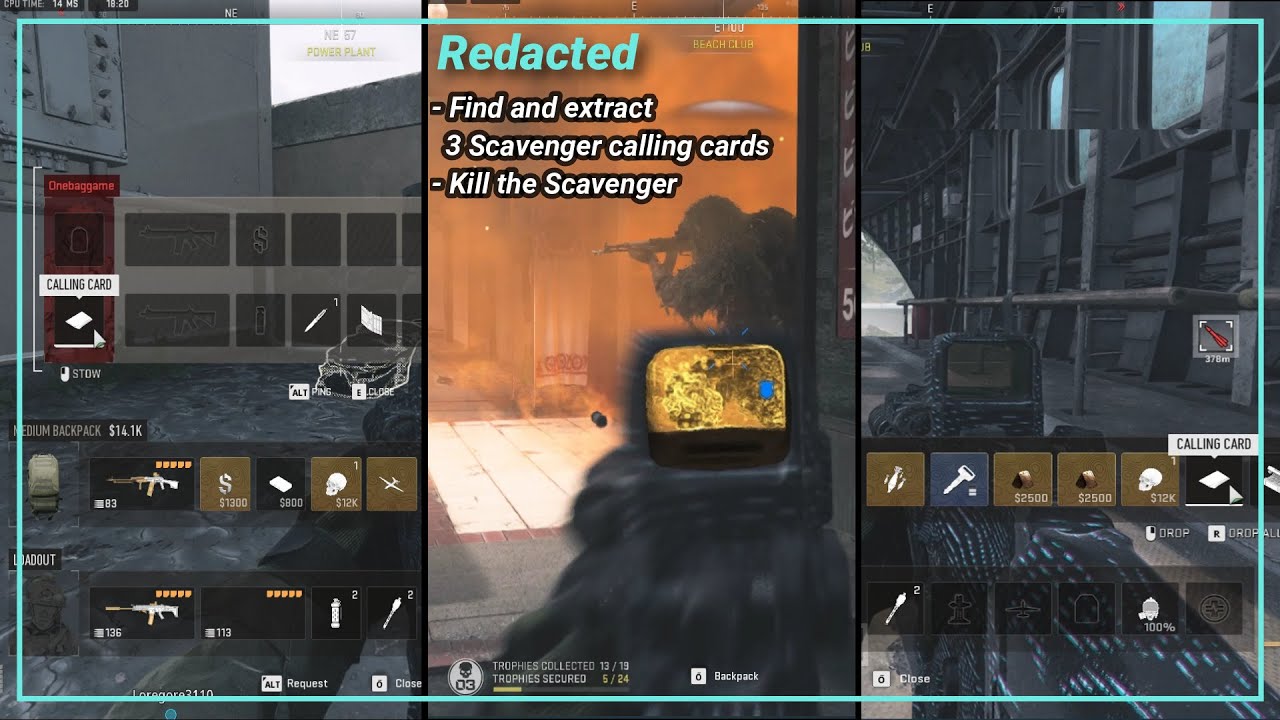 DMZ Calling Card Find And Extract 3 Scavenger Calling Cards Kill DMZ Calling Card Find And Extract 3 Scavenger Calling Cards Kill