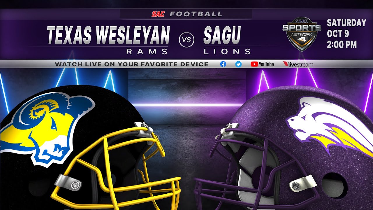Texas Wesleyan vs SAGU - NAIA Football 2021 - YouTube