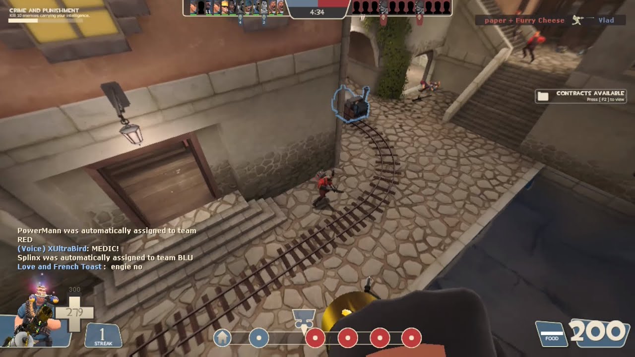 TF2 Heavy and Sniper Gameplay on Pier - YouTube