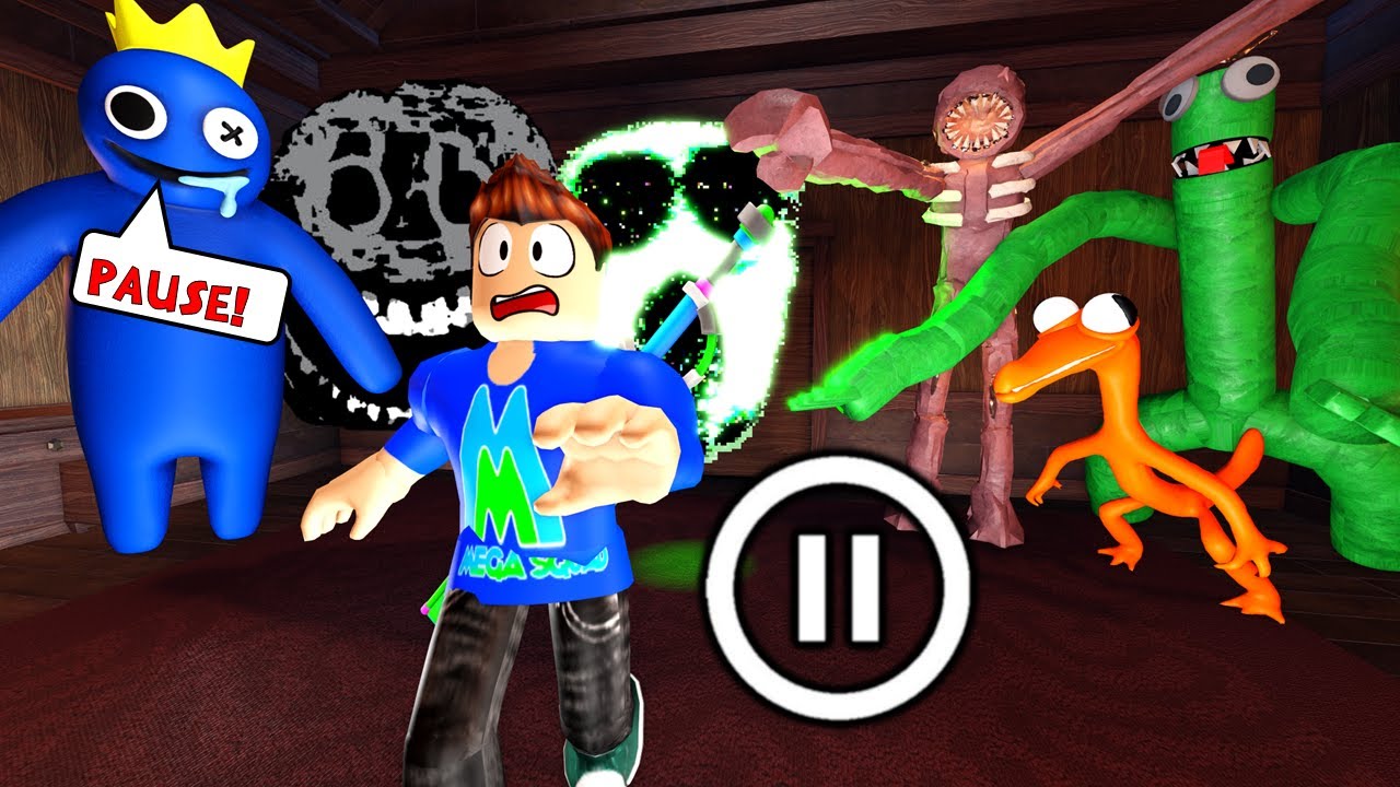 ROBLOX DOORS and RAINBOW FRIENDS PAUSE CHALLENGE - LIVE! - YouTube