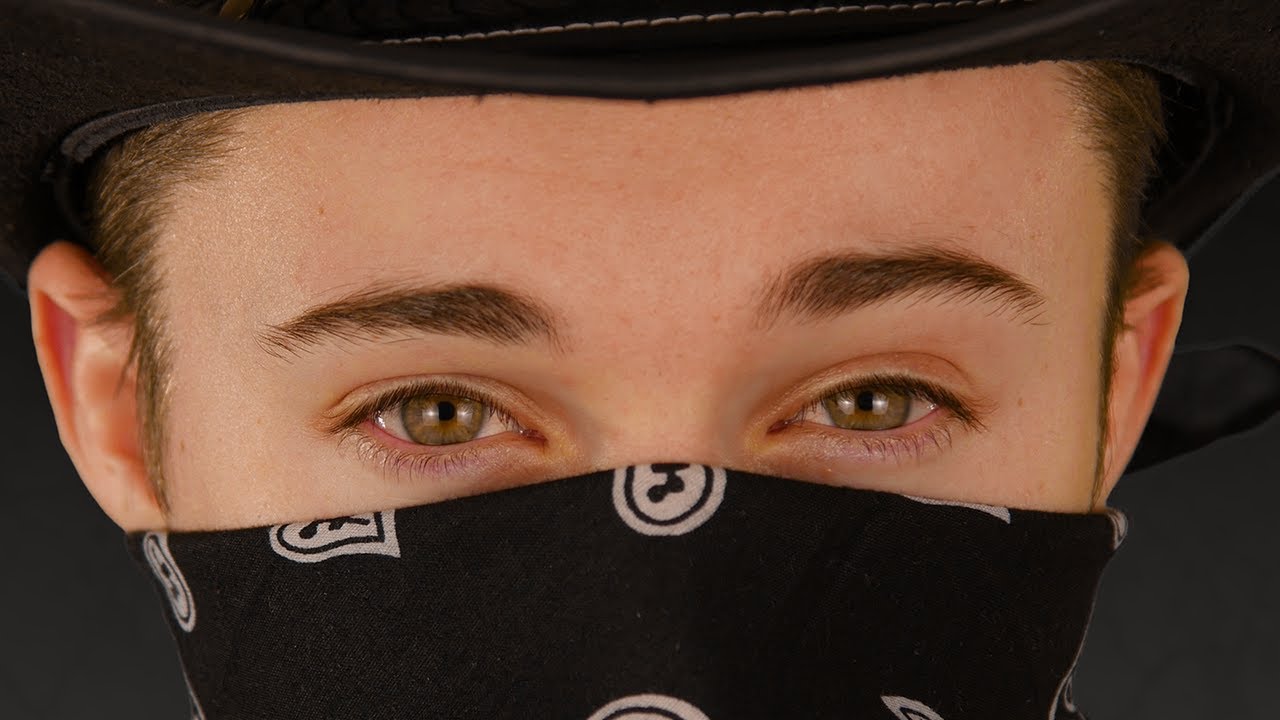 ASMR Staring at you until you FALL ASLEEP 👀 Mumble sleep ramble 😴 EYE ...