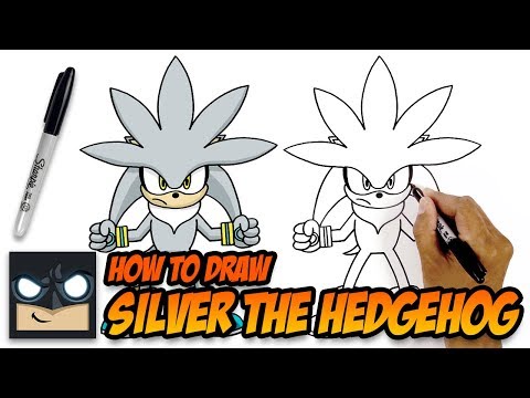 How to Draw Silver the Hedgehog | Step-by-Step Tutorial | Safe Videos ...