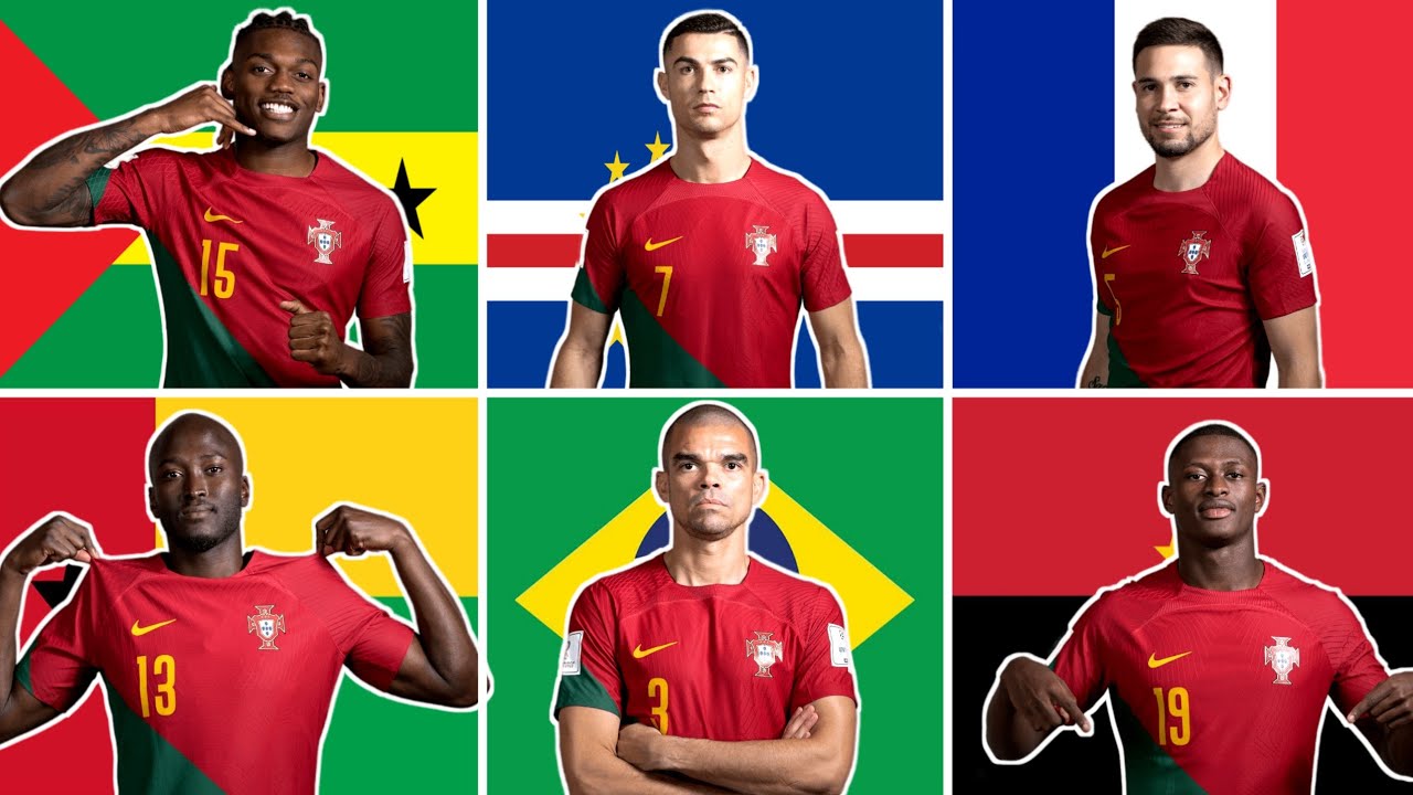 100 Best Portugal National Players And Their Country Of Origin - YouTube