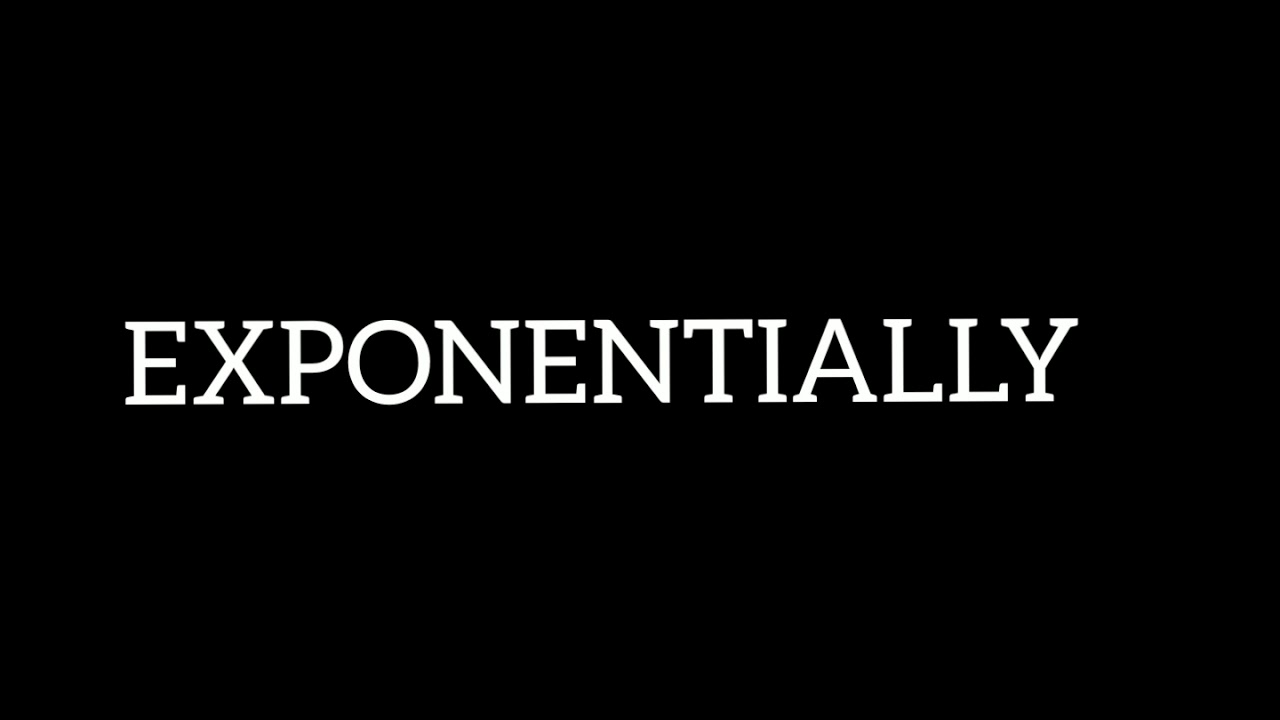 Pronunciation and Definition of Exponentially - YouTube