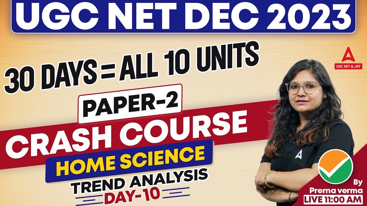 UGC NET Home Science Crash Course Day 10 | UGC NET Home Science ...