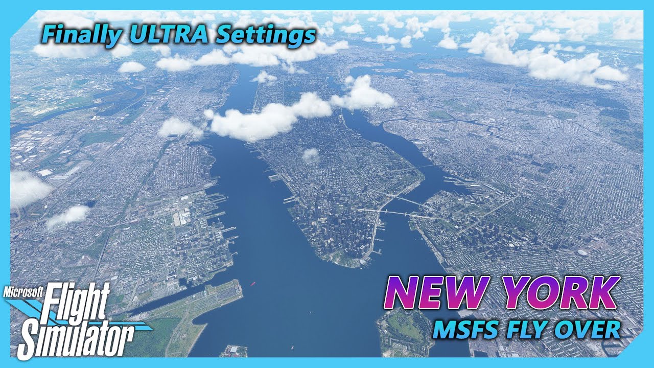 Fly Over New York - Microsoft Flight Simulator - YouTube