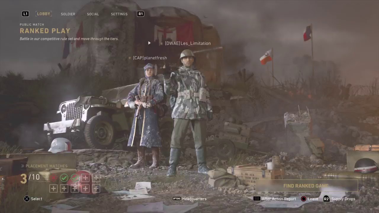 CoD WWll ranked - YouTube