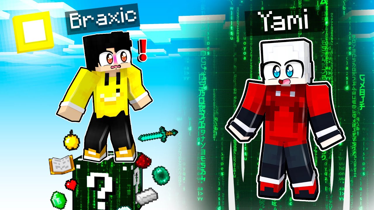 Ich ÜBERLEBE 100 Tage auf einem HACKER BLOCK (extrem) in Minecraft ...