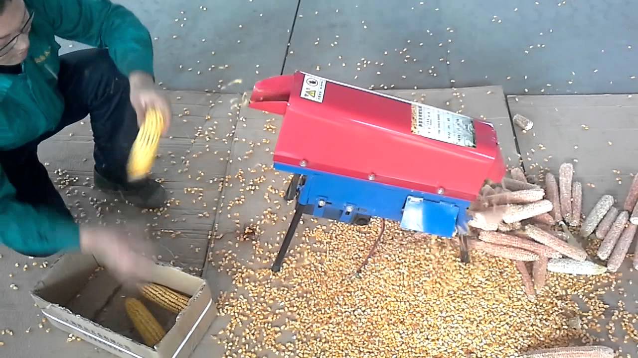 700W DC corn huller - YouTube