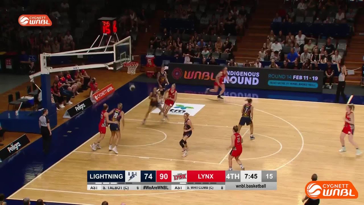 Chloe Bibby with 7 3-pointers vs. Adelaide Lightning - YouTube