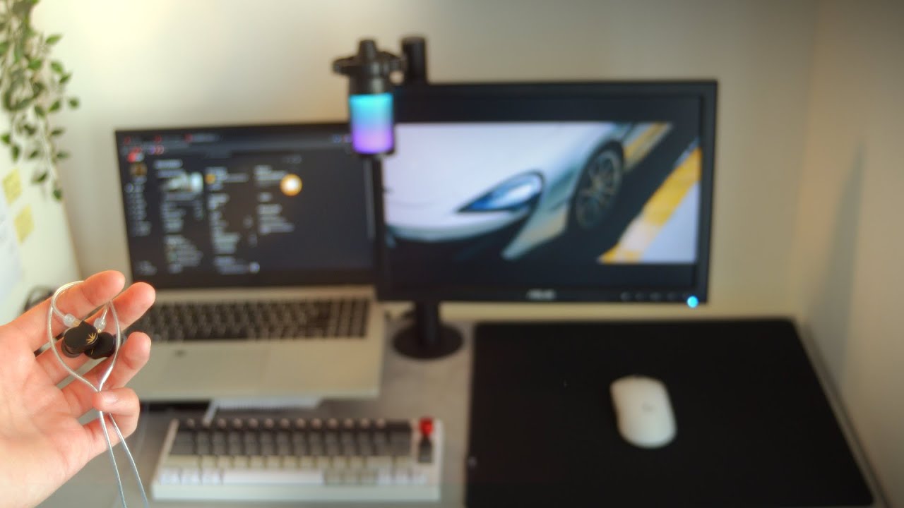small youtuber setup tour. ($850) - YouTube