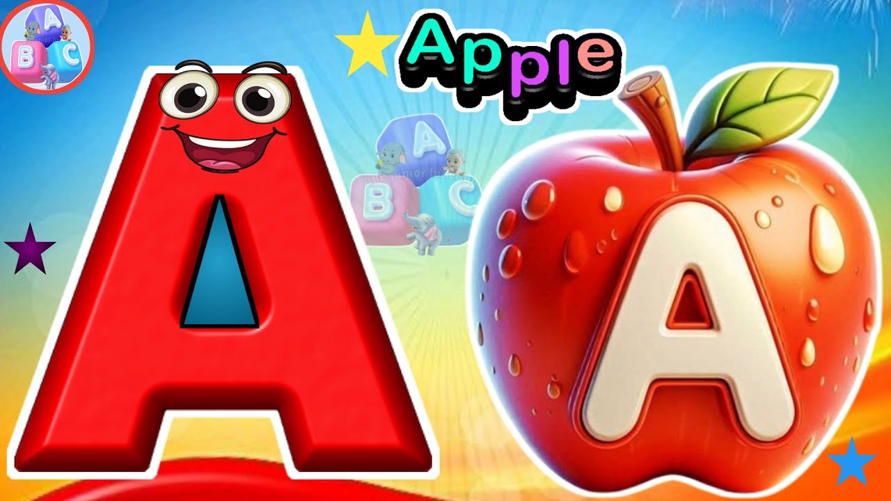 ABC Kid's Song / Phonics Song / A for Apple / Kiddos Study Zone / Tiny ...