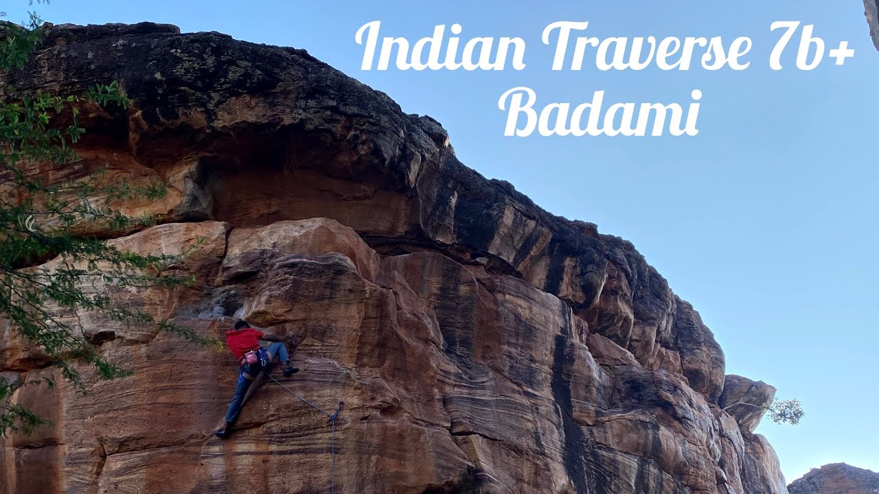 The Beast does it again. Indian Traverse 7b+ - Bharath Gowda - YouTube