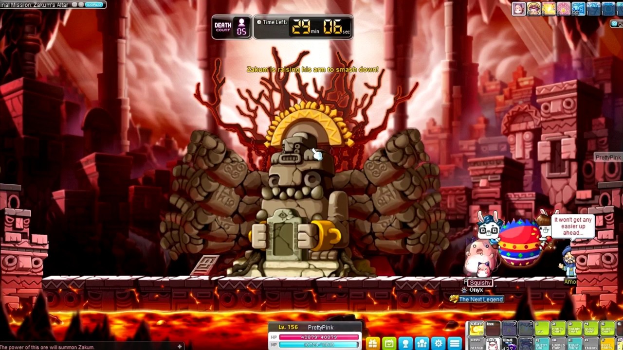 Maplestory: Pink Bean Zakum Solo - YouTube