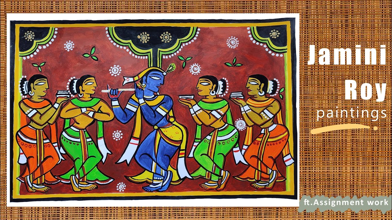 Jamini Roy Painting II Indian Folk Art ft my history of art assignment ...