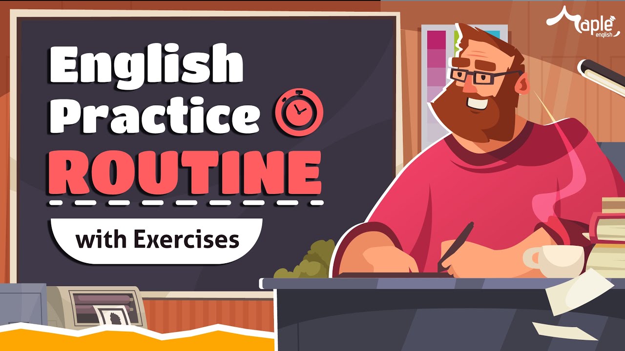 Daily English Learning Routine | Office | English Speaking Conversation ...