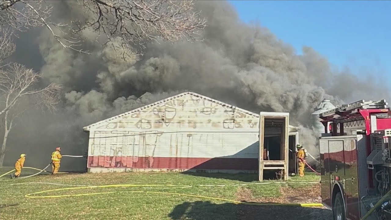 Hog Barn Fire - YouTube