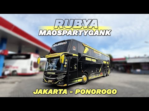 RUBYA UHD BALAP PADA MASANYA, SKRNG GIMANA YA? | Trip Report PO. Tunas Muda Jakarta - Ponorogo