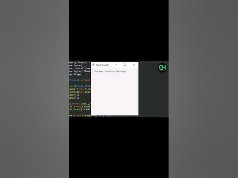 Create Label in JavaFX #DarkHers #darkhers #program #code #java #bhfyp #youtubeshorts #shorts ...