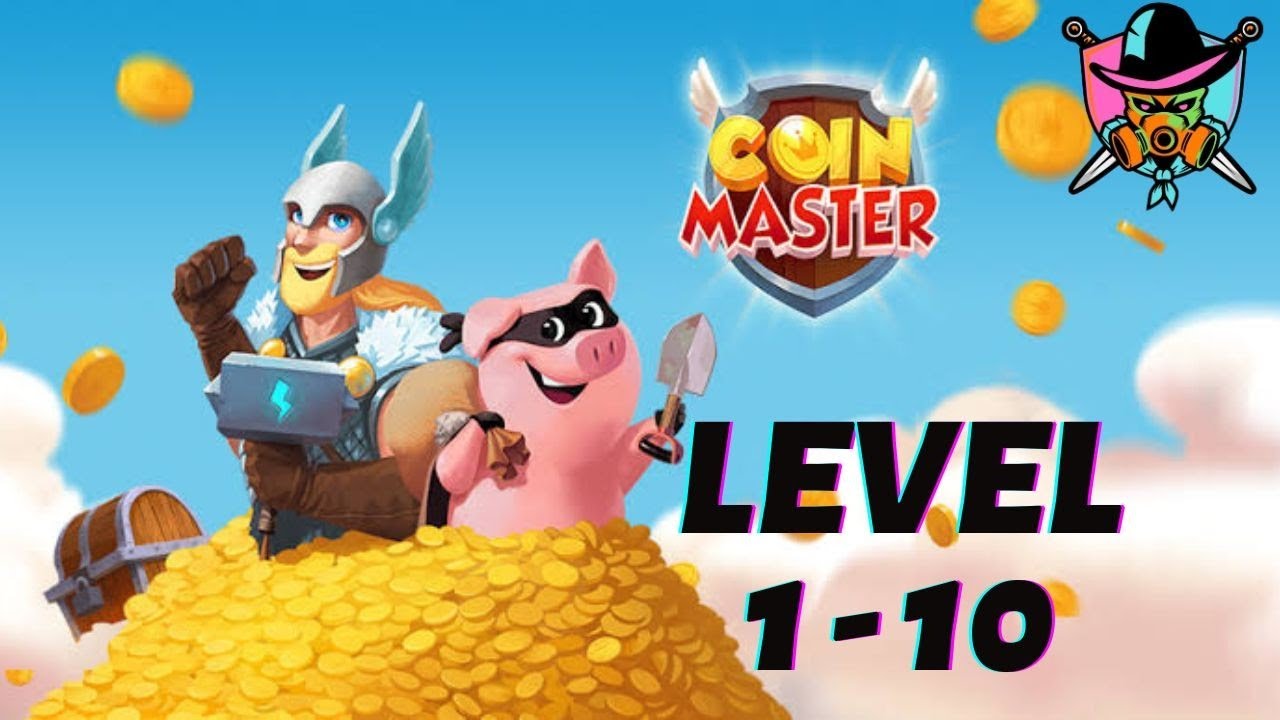 Coin Master Level 1 - 10 #isusgaming #coinmaster - YouTube