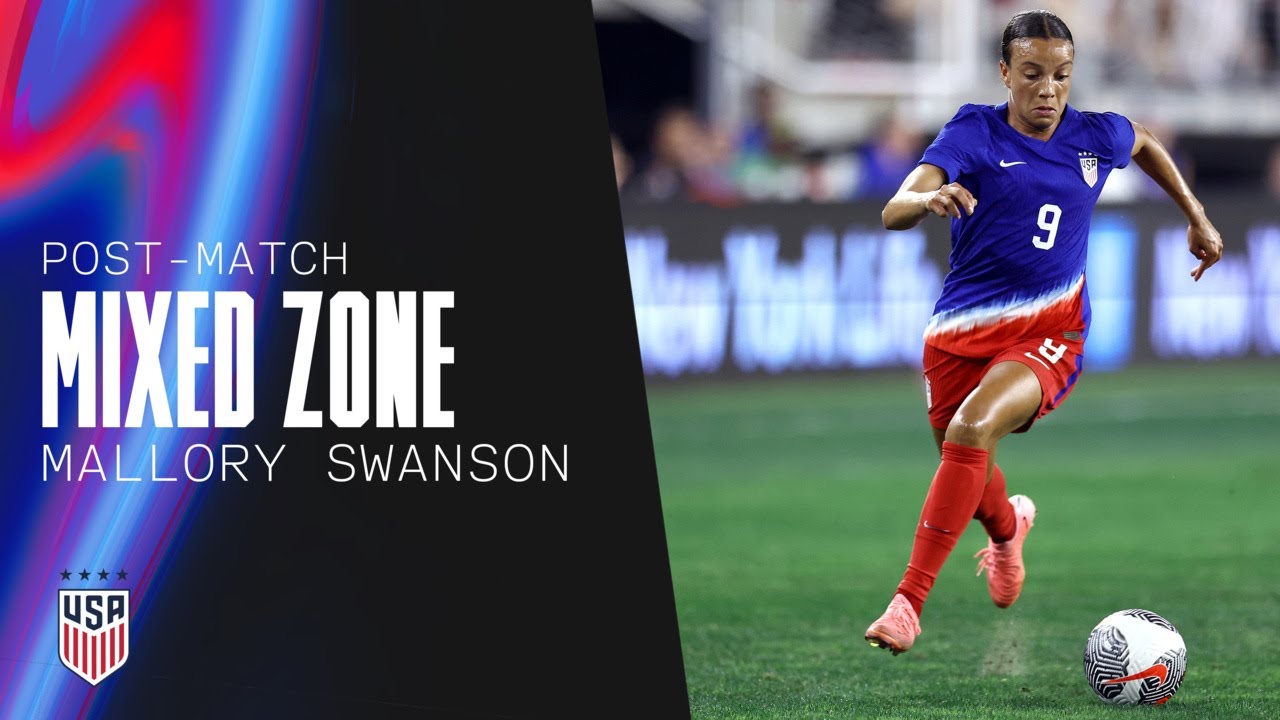 POST-MATCH MIXED ZONE: Mallory Swanson | USWNT vs. Costa Rica | July 16 ...