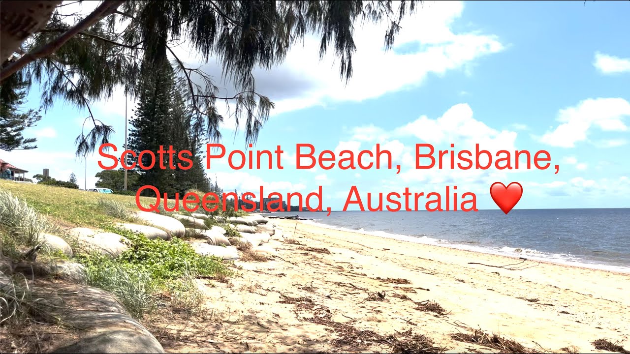 Scotts Point Beach - Beach in Brisbane, Queensland, Australia. - YouTube
