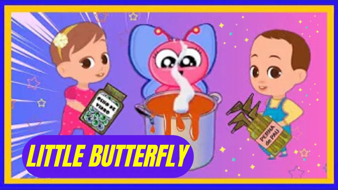 🦋🌈Lil Butterfly-Lottie Dottie Chicken-Kids songs and Nursery - YouTube