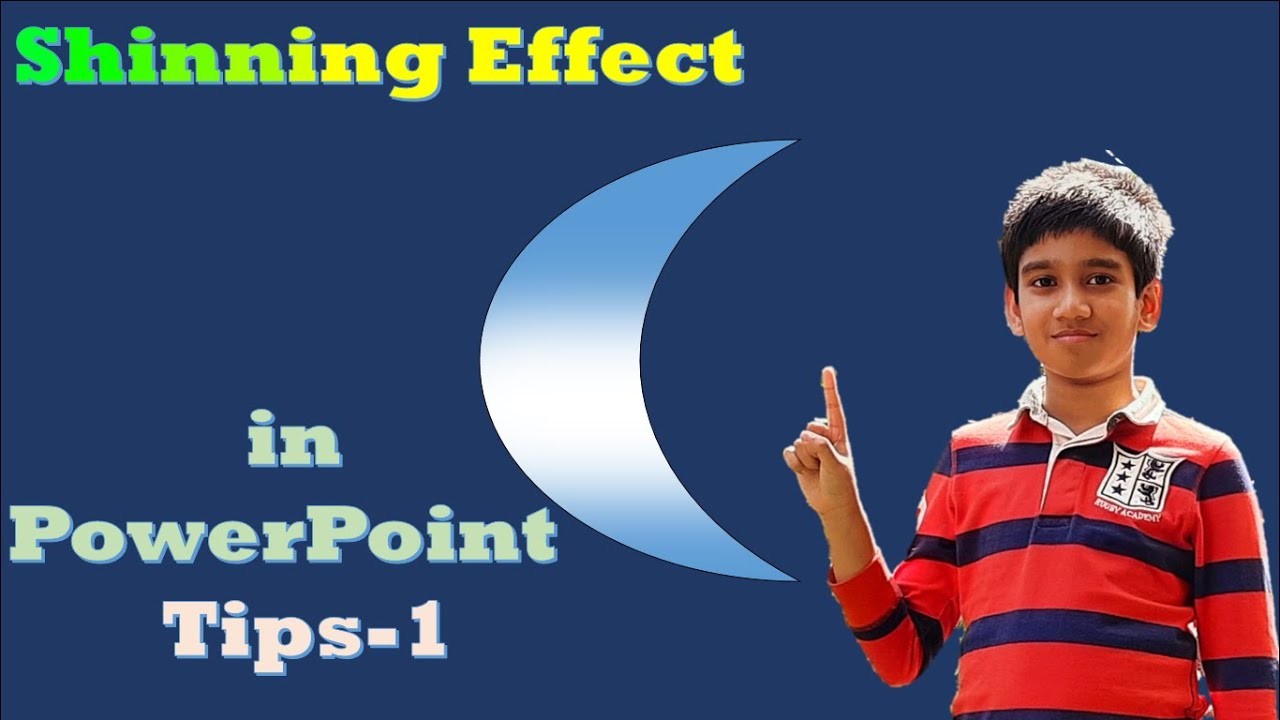 How to give a shinning effect in Power point _Tips-1 - YouTube