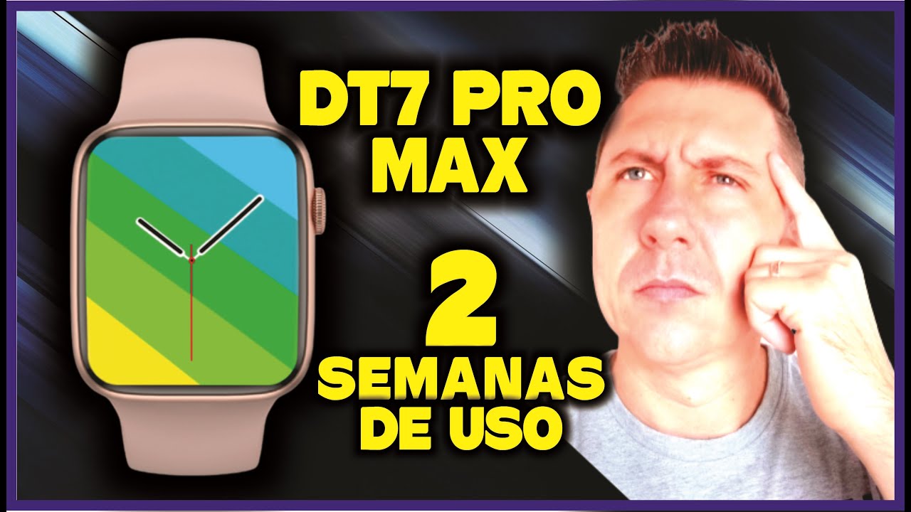 Smartwatch DT7 PRO MAX com DUAS SEMANAS de USO - SERÁ QUE VALEU A ...