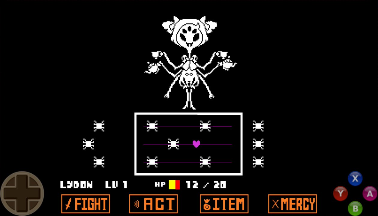 Undertale: (Android) Pacifist - Boss Battle: Muffet (720p HD) - YouTube