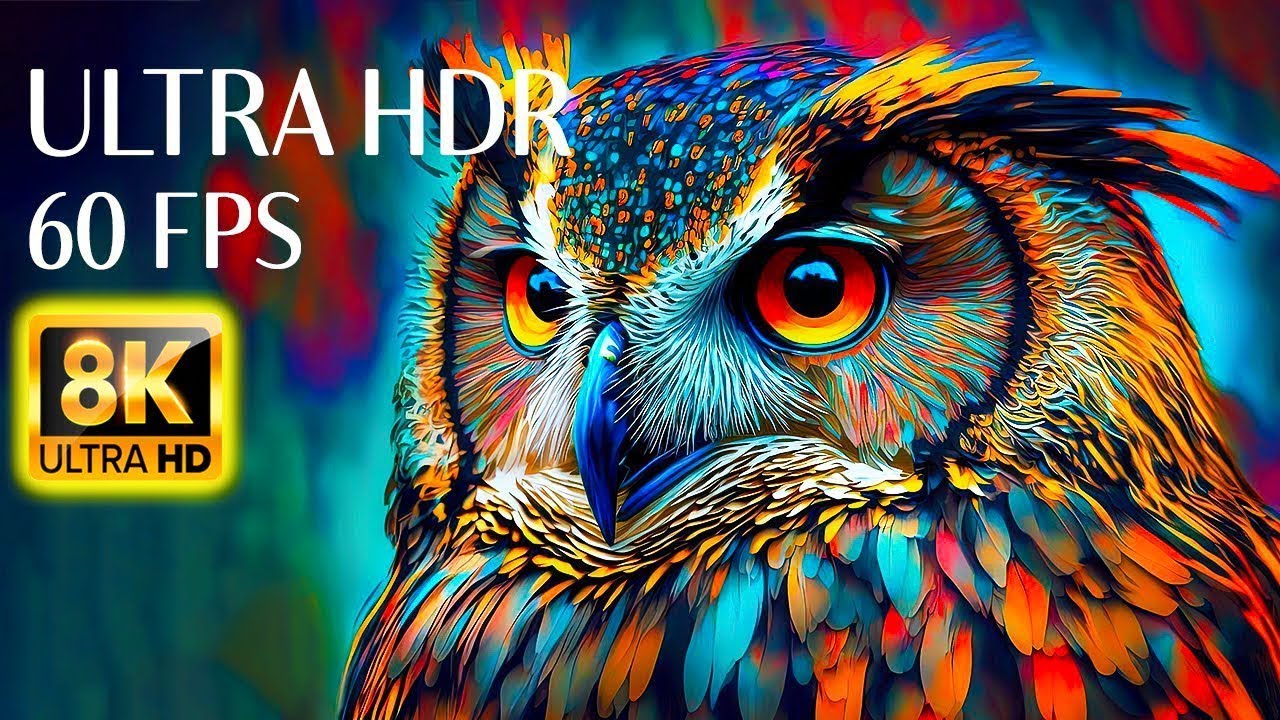 12K HDR 120fps Dolby Vision 😍 Relaxing Music Colorfully Dynamic - YouTube