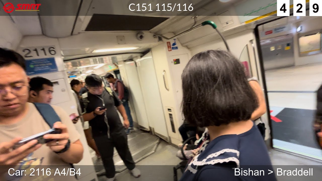 [Last UPD AM Deployment; Full Day Late Night!] SMRT C151 115/116 [Bishan → Braddell] - YouTube