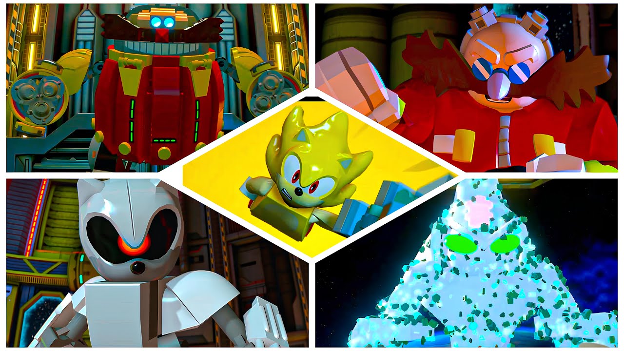 ALL BOSSES FIGHTS IN LEGO SONIC THE HEDGEHOG - LEGO DIMENSIONS | 1080p ...