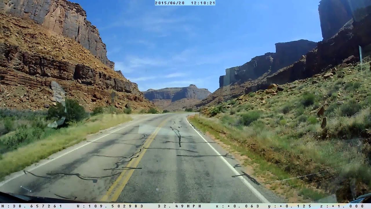 Utah Route 128 - Upper Colorado River Scenic Byway - YouTube