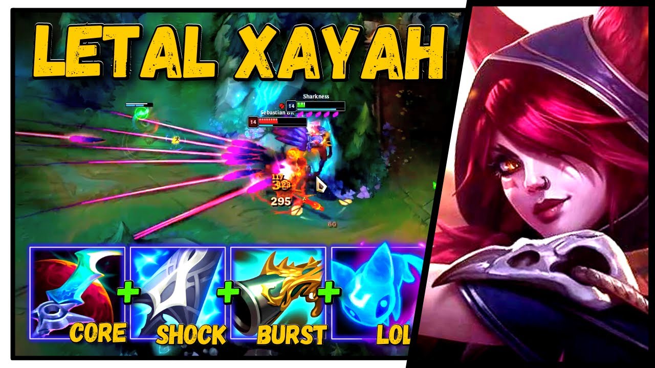 COM LETALIDADE É O JEITO CERTO DE SE JOGAR DE XAYAH ADC | BUILDS ...