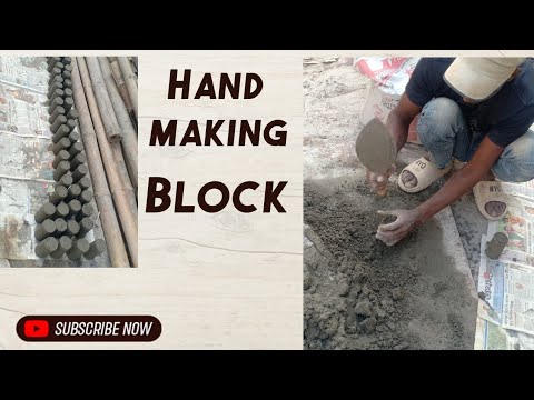 Hand made block making - YouTube