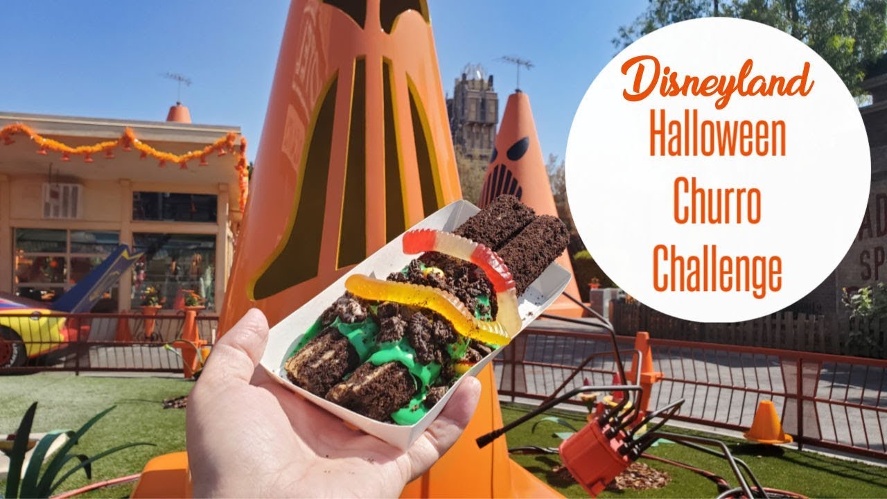 Disneyland Halloween Churro Challenge 720 - YouTube