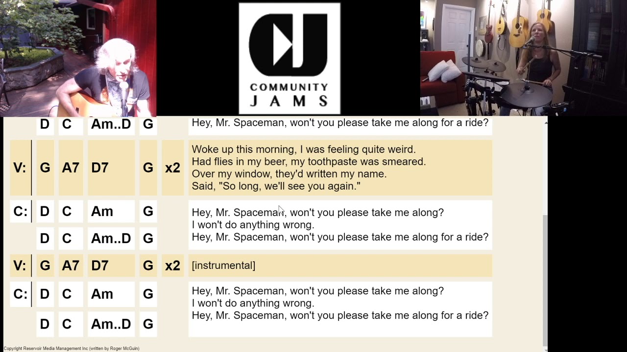 Mr. Spaceman - Back Porch Jam - YouTube