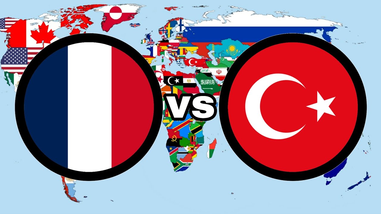 France 🇫🇷 vs Turkey 🇹🇷 the most liked country - YouTube