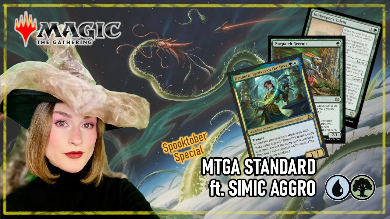 🧙‍♀️SPOOKTOBER🧙‍♀️ MTGA STANDARD ft Simic Aggro Ranked bo3 - YouTube