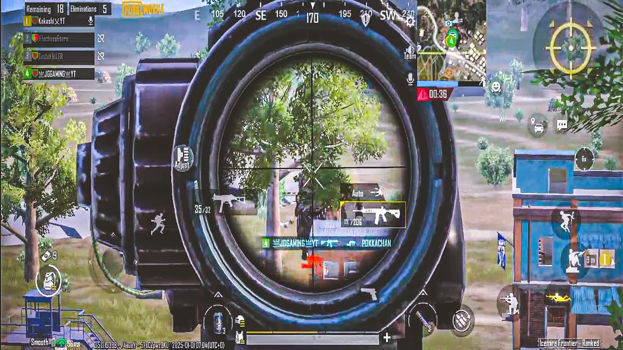 PUBG MOBILE conquer lobby last zone intense gameplay - YouTube