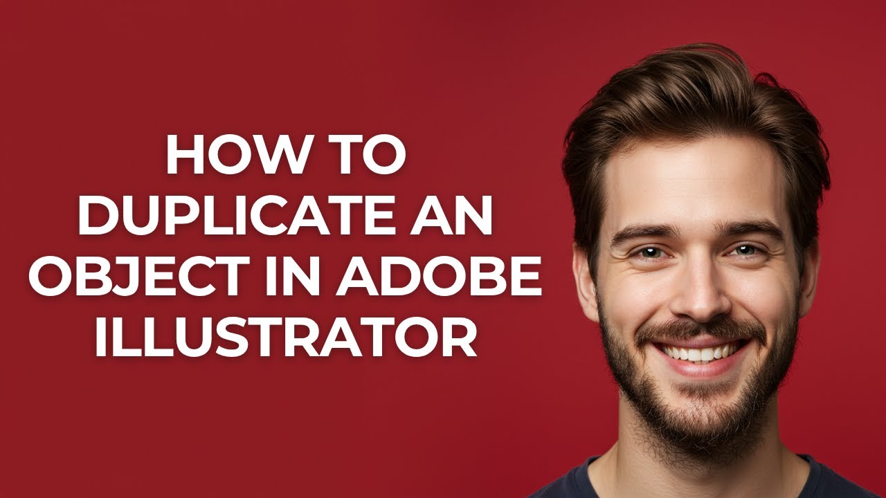 How to Duplicate an Object In Adobe Illustrator - GUIDE! - YouTube