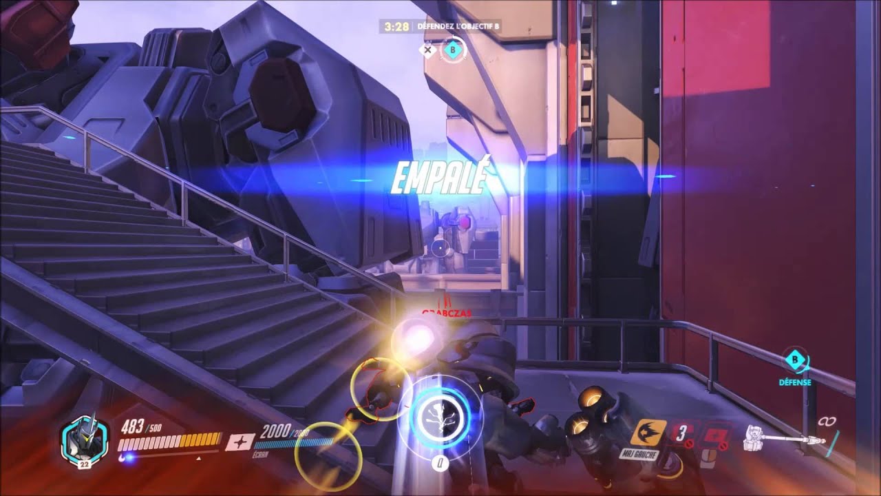 Overwatch Reinhardt charge - YouTube