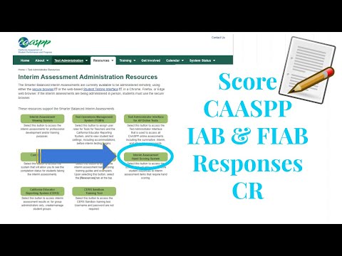 CAASPP How to Score Constructed Responses - YouTube