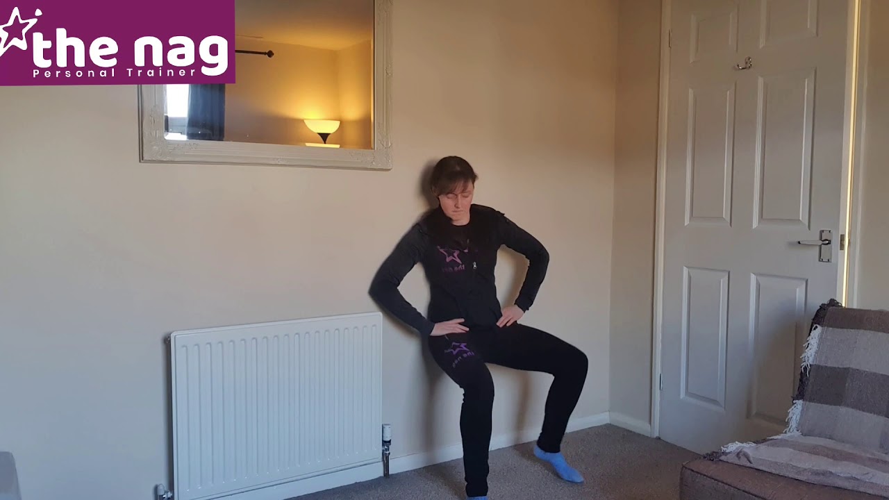wall sit: muscles worked- quads - YouTube