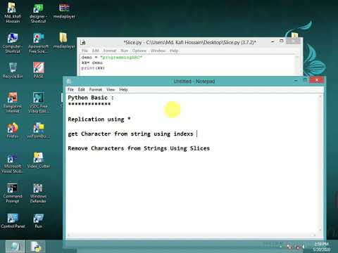 Python Basic procedure of Slice - YouTube