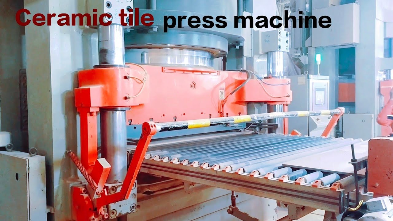 Ceramic tile press machine. chaina tile kysy bnti h - YouTube